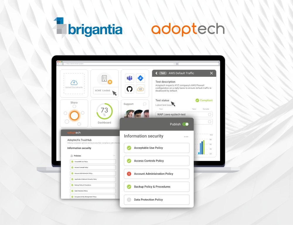 Brigantia tackles compliance with Adoptech